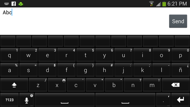 S4 Landscape Typing | Android Central Forum