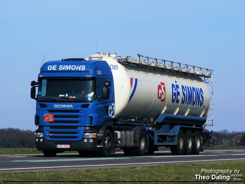 Simons Transport, Gé - Hilvarenbeek - Transportfotos.nl