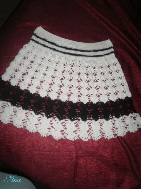 Fuste crosetate - F - Articole crosetate pentru adulti partea a 56-a