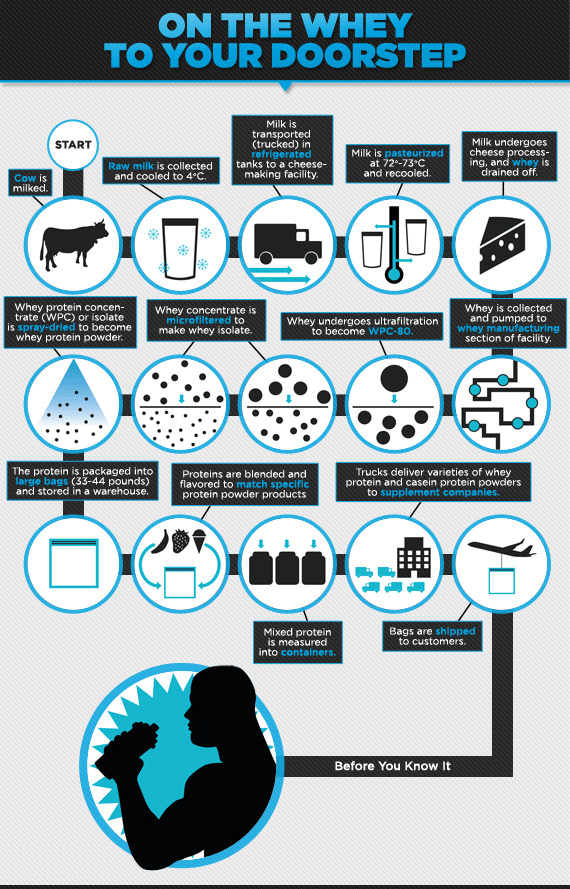 How Powdered Whey Protein Is Made | LarryLar